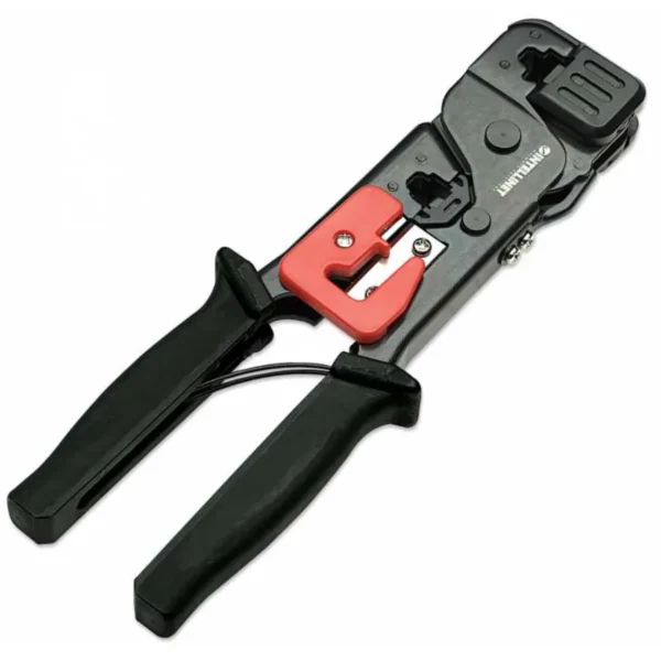 Pinza Ponchadora Crimpeadora INTELLINET 210836 / Para Plugs Rj11, Rj12 ...