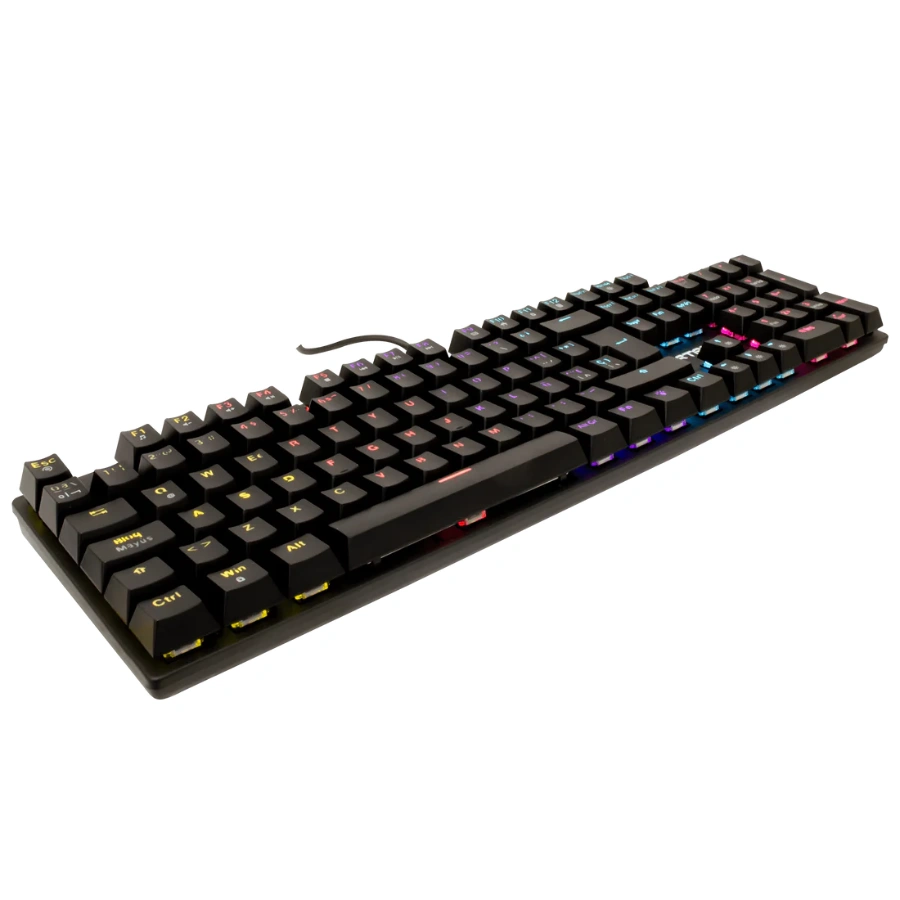 Teclado Gamer VORTRED Bastion RGB / Mecánico / Alámbrico / USB / Cable ...